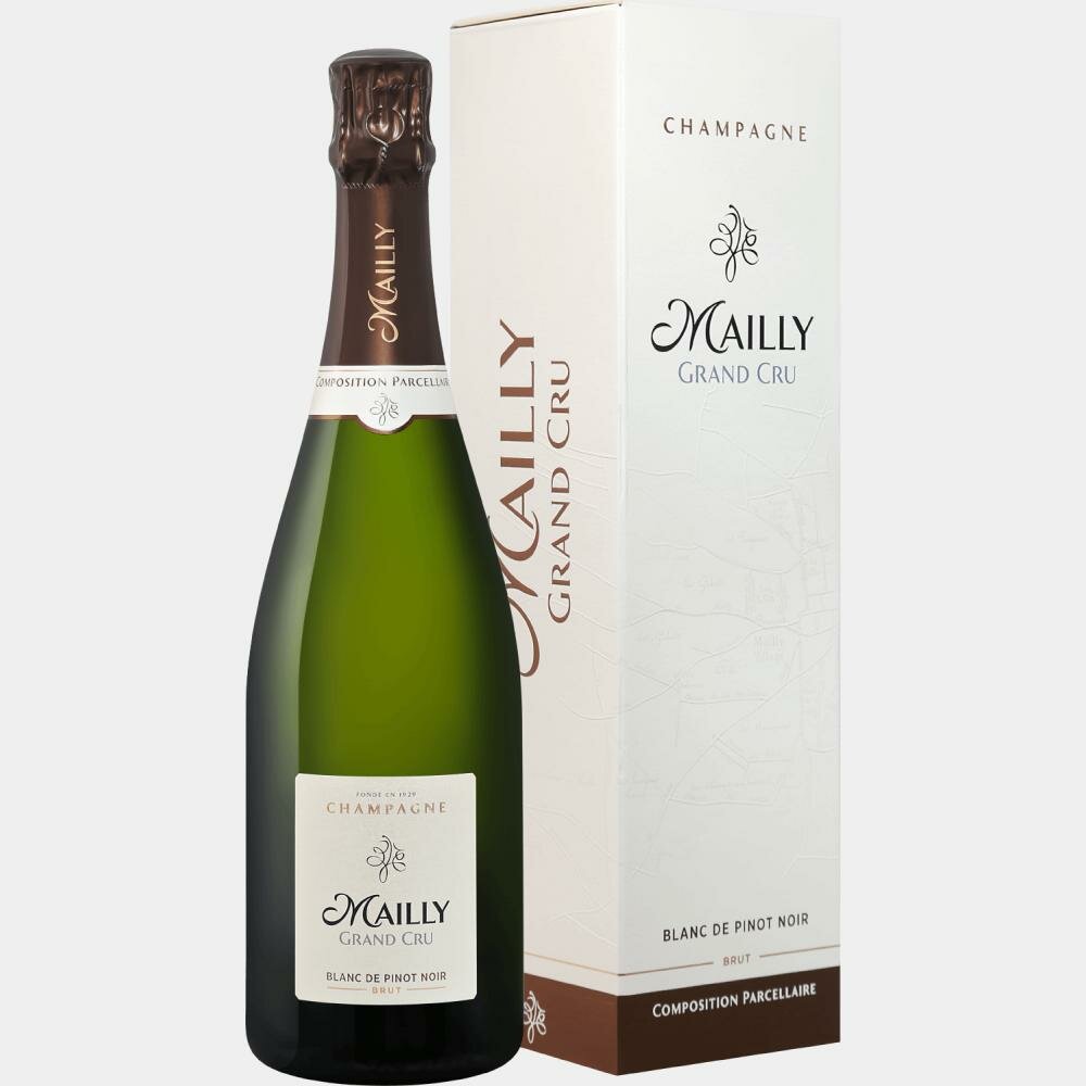 Mailly Grand Cru Brut Blanc de Pinot Noir Champagne АОС (gift box)