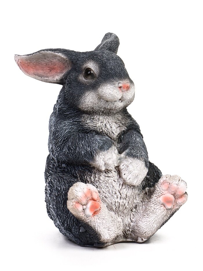 Садовая фигура Хорошие сувениры Из полистоуна "Зайка", 19х13х15 см