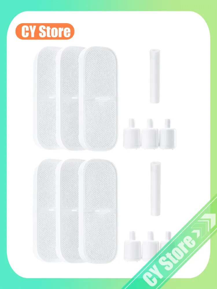 Набор сменных фильтров для умной поилки Smart Pet Fountain Filter, белое (Костюм-двойка), XWFE02MG
