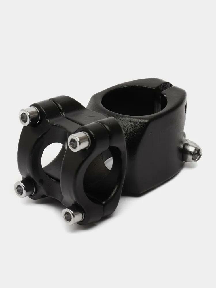 Штат ремня руля для велосипеда B&M MTB 25.4x40 мм, диаметр ремня руля 25.4 мм, длина ремня руля 40 мм, диаметр крепежа рулевой трубы 28.6 мм, высота руля на рулевой трубе 34.5 мм, вес 127 г, универсальный для горных велосипедов и дорожных велосипедов,