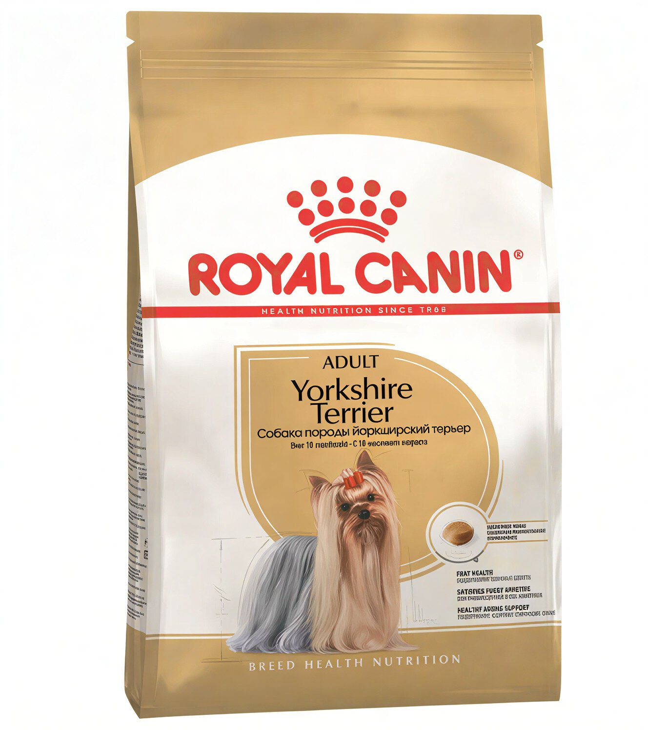 Сухой для взрослых собак породы Йоркширский Терьер Royal Canin Yorkshire Terrier Adult от 10 месяцев, 500 гр