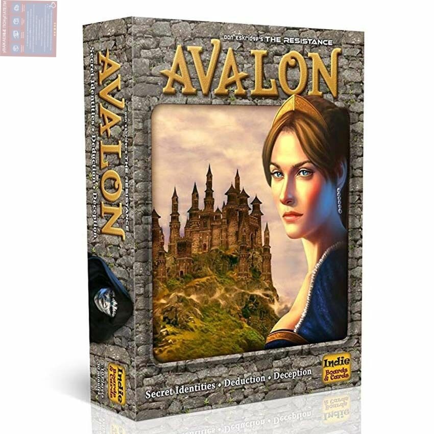 Стратегическая карта настольной игры Avalon