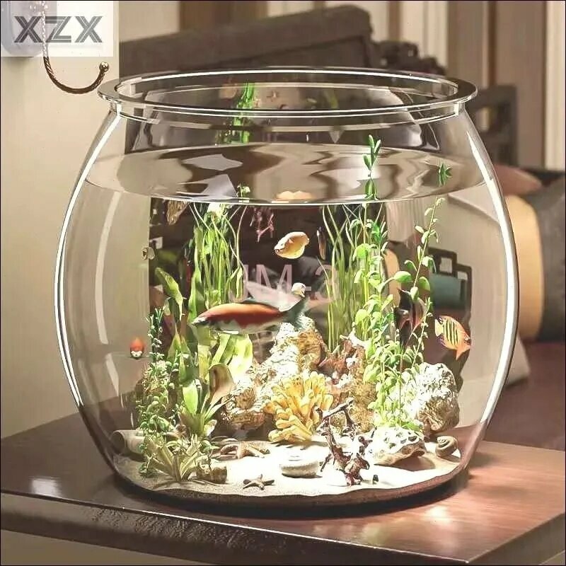 Круглый аквариум, сломать нельзя