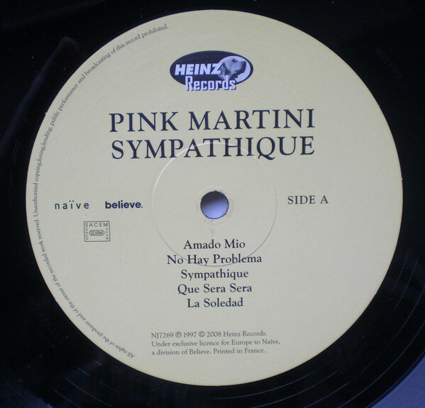 Виниловая пластинка Pink Martini - Sympathique — фото 1