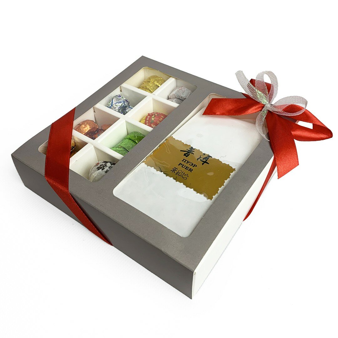 Чайный набор - Коробочка "Серебро", набор ассорти китайского чая