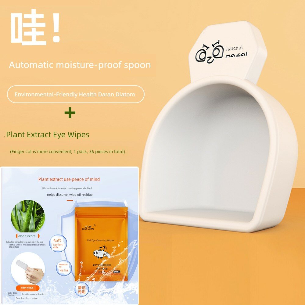 Лопатка-дозатор из диатомита для сушки корма для собак и кошек, лопатка-влагопоглотитель для хранения, ложка для корма