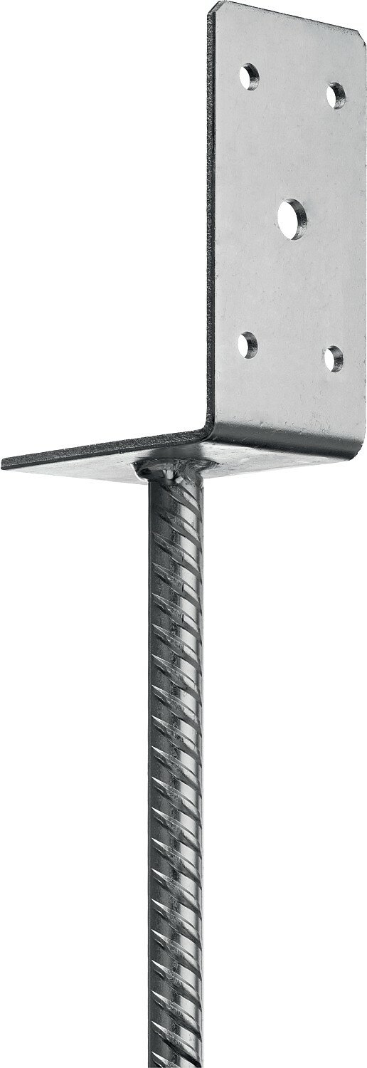 Основание столба ЗУБР ОС-L, 91х120х60 мм, L-образное