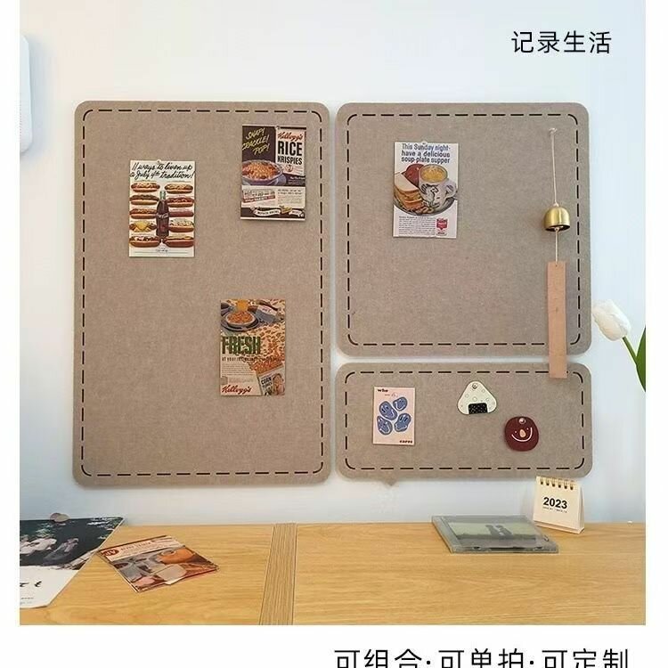 Фетровая доска для фото, фоновая доска, настенная рамка для фото, дисплей, фетровая доска, настенный стикер, пробковая доска для детского сада