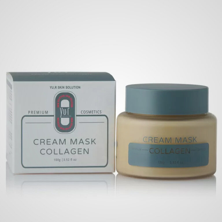 Маска кремовая с коллагеном 100 гр Yu.R Pro Cream Mask Collagen Маска 100 гр
