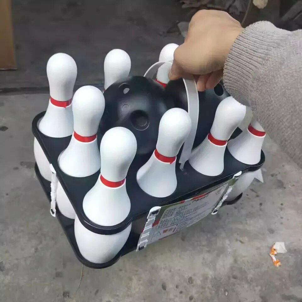 Детский набор для игры в боулинг, для дома и улицы, игра для родителей и детей