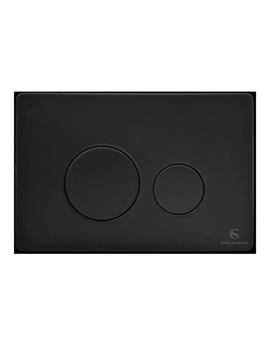 Кнопка смыва для унитаза (металл) KM3090BL Черный матовый