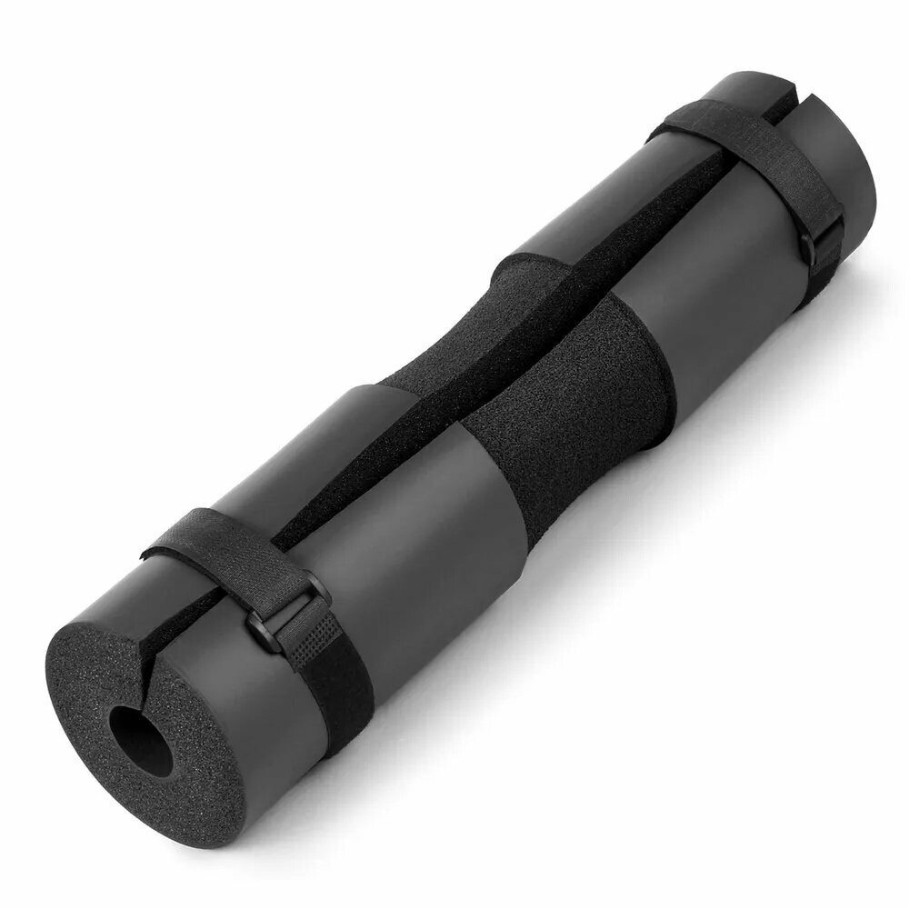 Пенопластовые накладки на гриф штанги для тренировок с фиксацией, черные