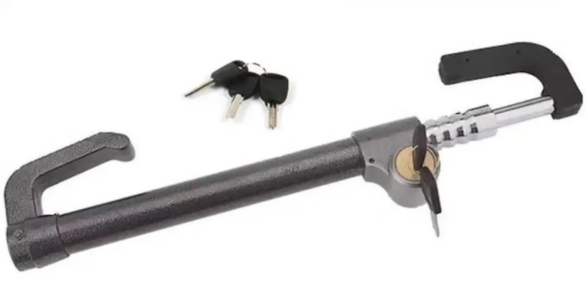 Противоугонный замок руль-педаль steering lock №19084 Solex