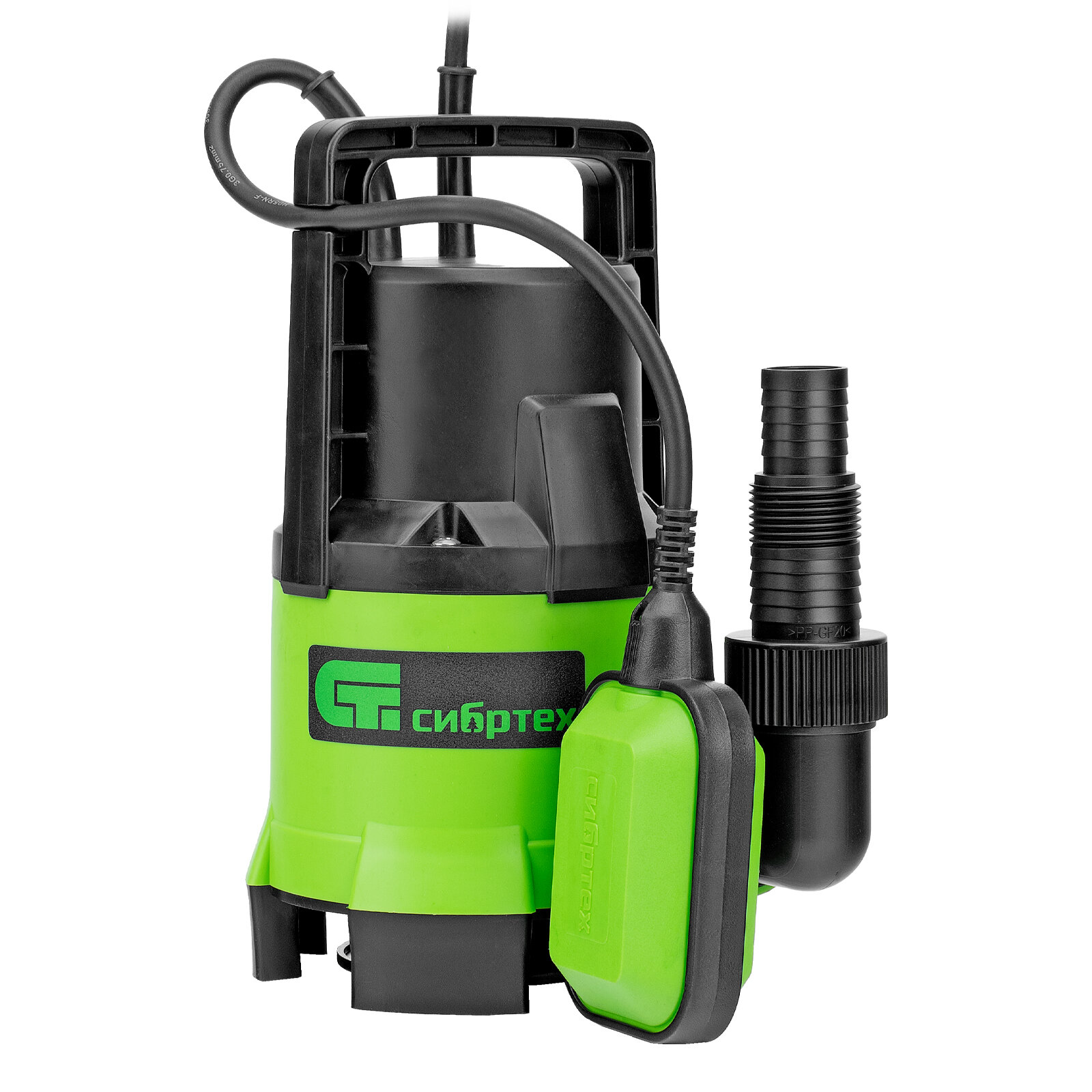 Дренажный насос для грязной воды СДН450-35, 450 Вт, напор 5.5 м, 8000 л/ч Сибртех 97263