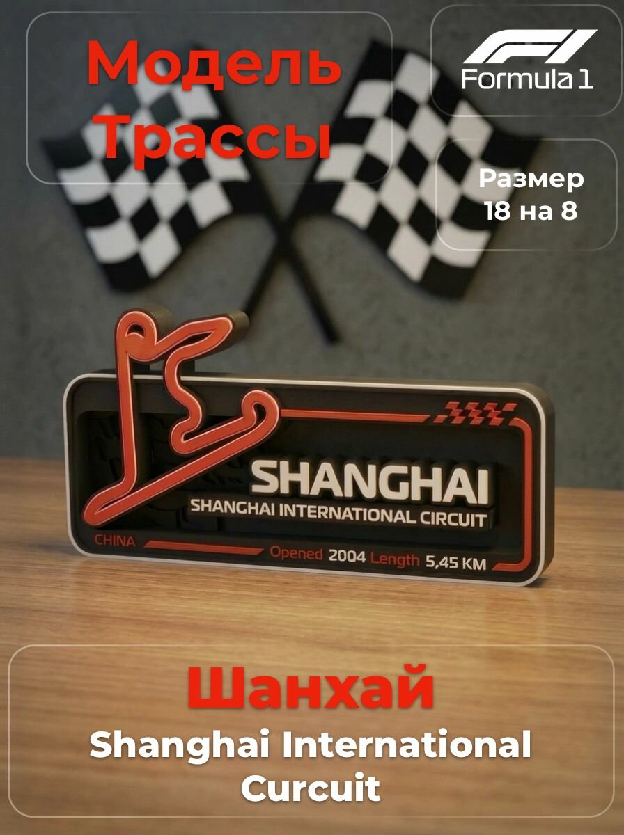 Модель Трассы Формулы 1 "Шанхай"