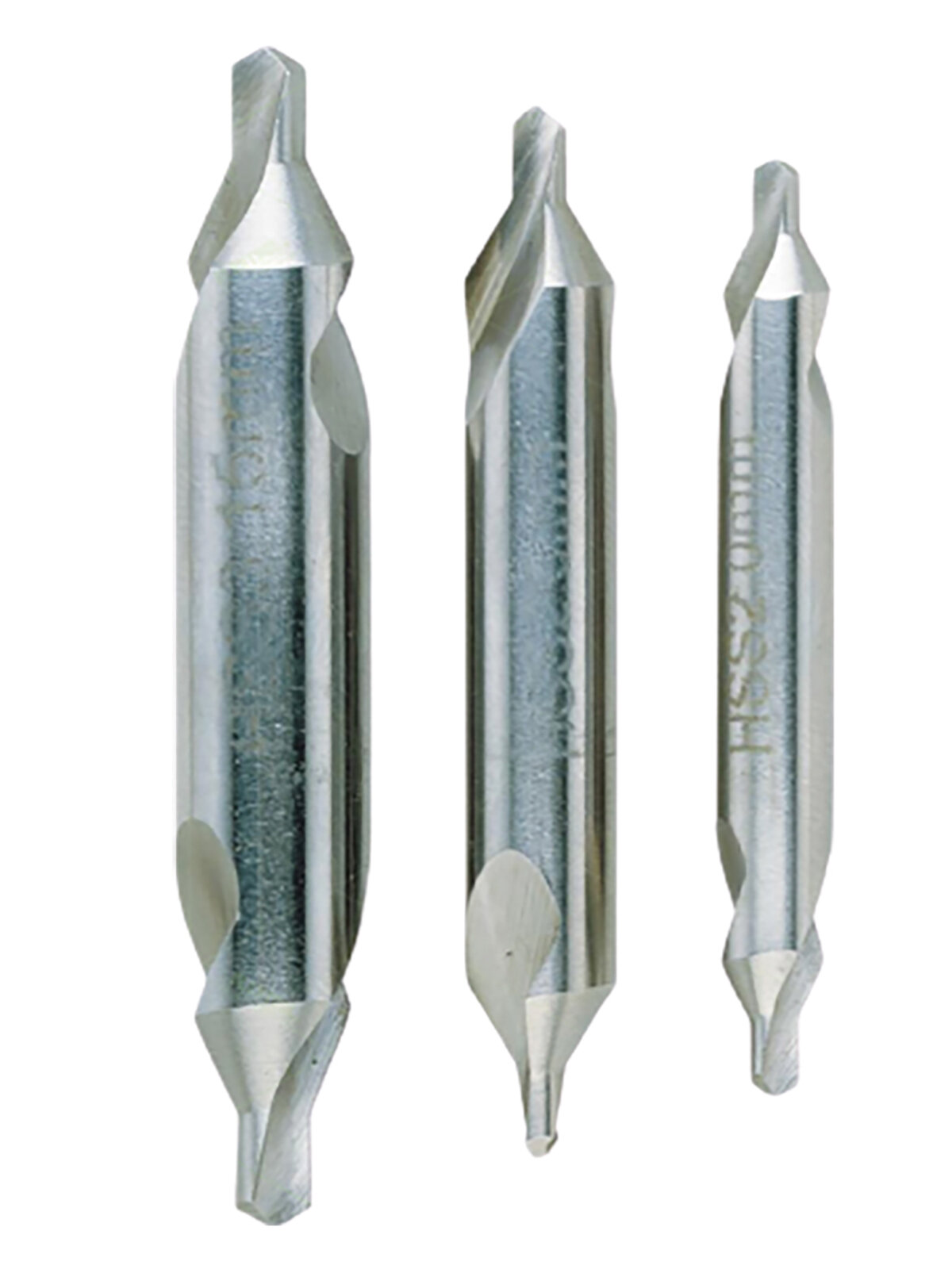 Центровочные свёрла Proxxon, двусторонняя заточка, по металлу, быстрорежущая сталь, набор 24630