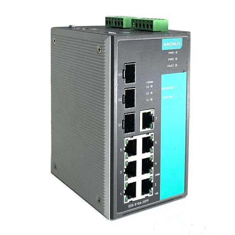 Коммутатор MOXA EDS-510A-3SFP-T