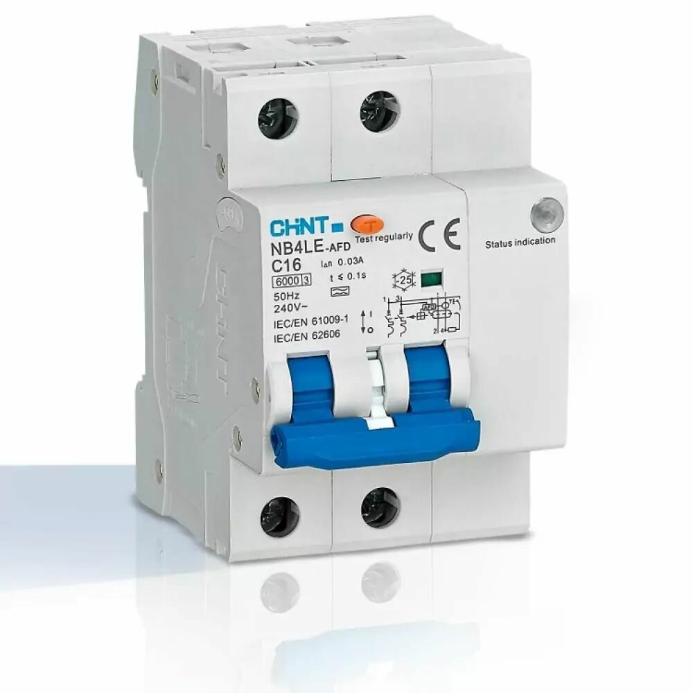 Устр-во защ. от дугового пробоя уздп с АВДТ 2P C25 тип A 30мА NB4LE-AFD CHINT