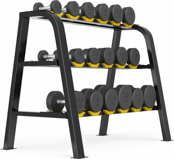 Стойка для гантелей UnixFit DBRK9PBKYL500