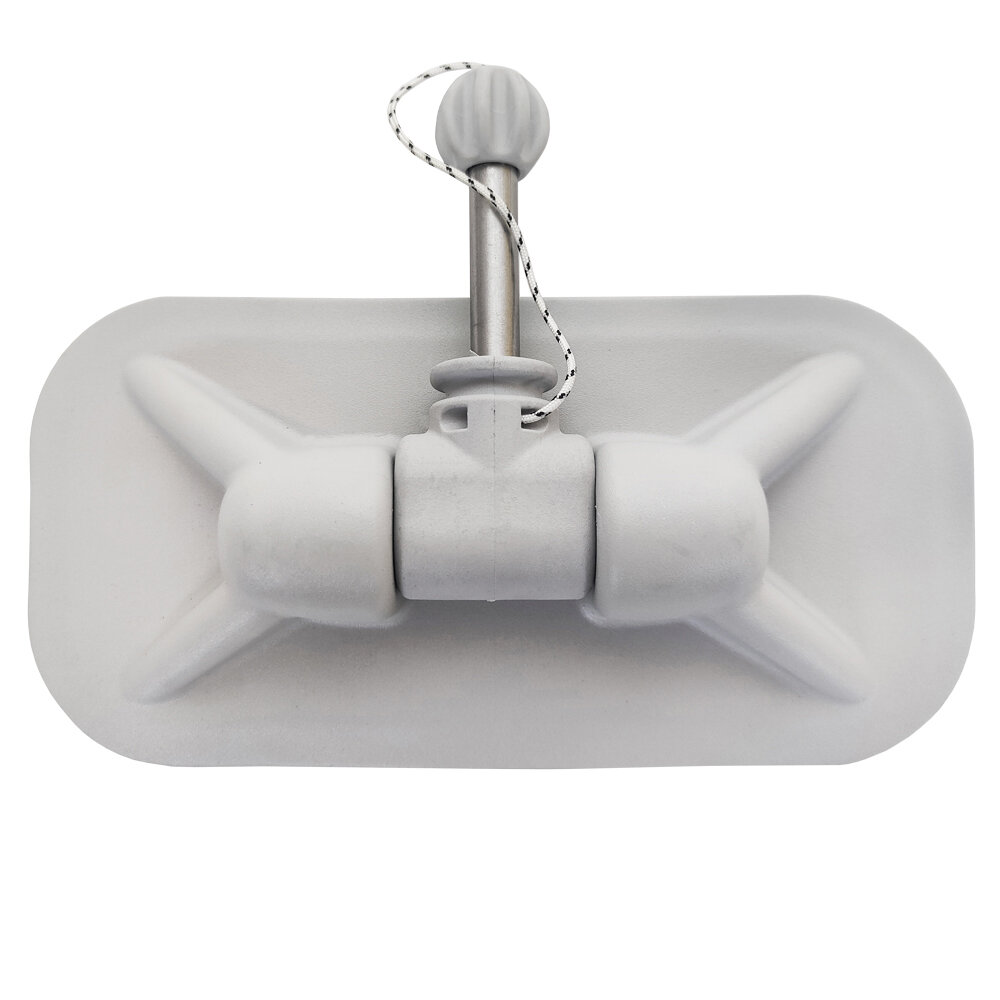 Уключина для лодки ПВХ №1.1 Крест, нержавеющая сталь светло-серый