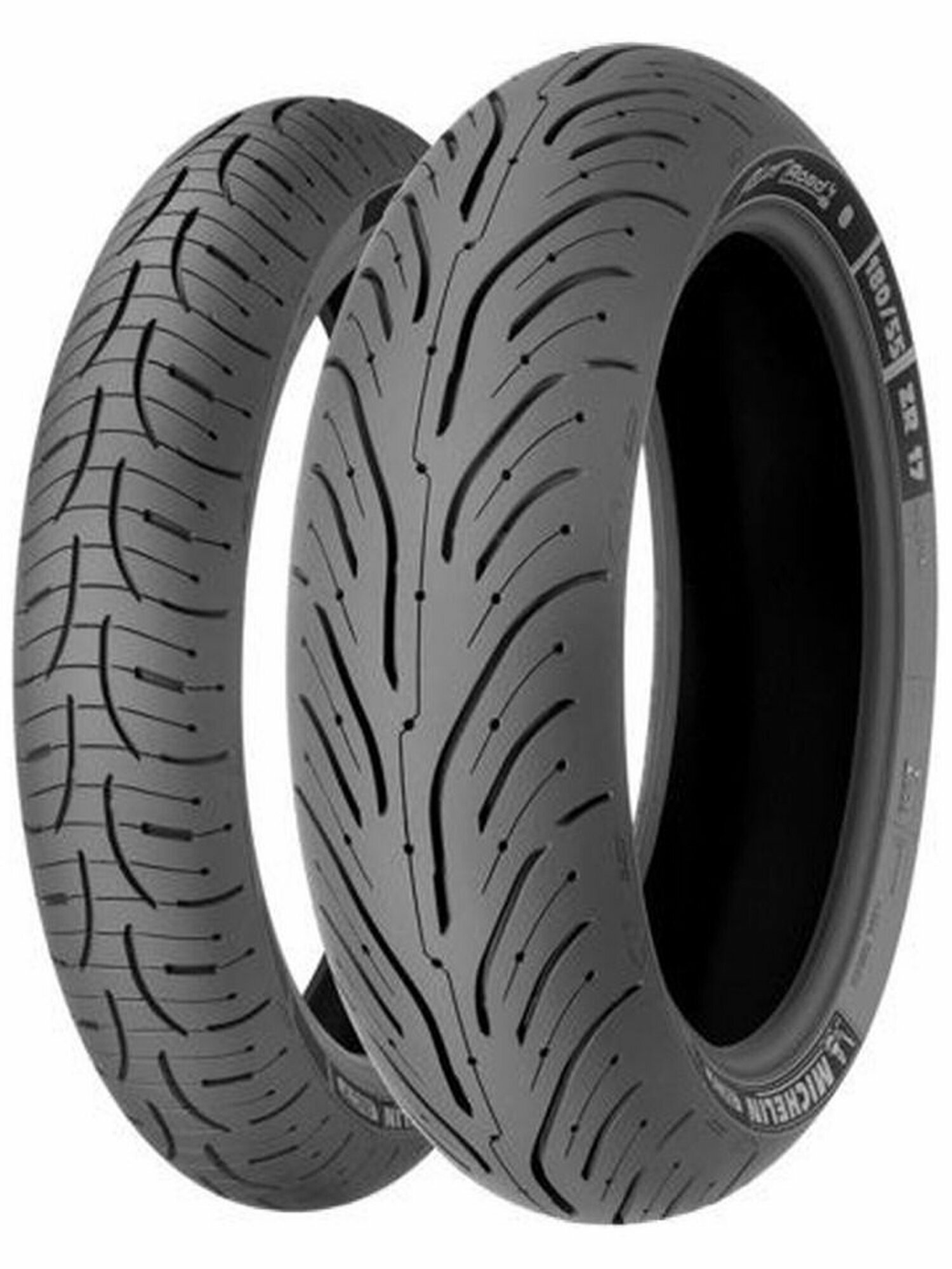 Мотошина Michelin Pilot Road 4, 180/55, ZR17, 73W, TL, Rear, летняя