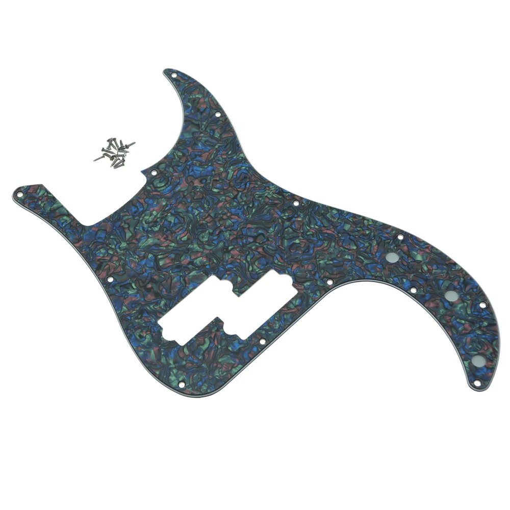 Dopro P Bass Накладка для деки из акрила/металла Бирюзовый, Abalone Pearl