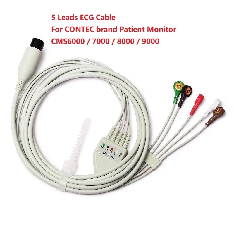 Кабель ЭКГ 5-канальный CONTEC CMS6000/7000/8000/9000