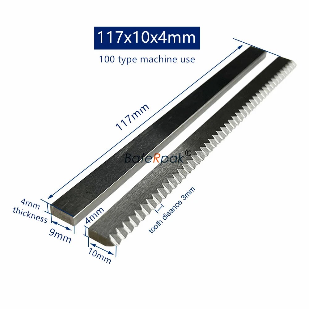 Лезвие для упаковочной машины BateRpak DACHUAN 117x10x4mm