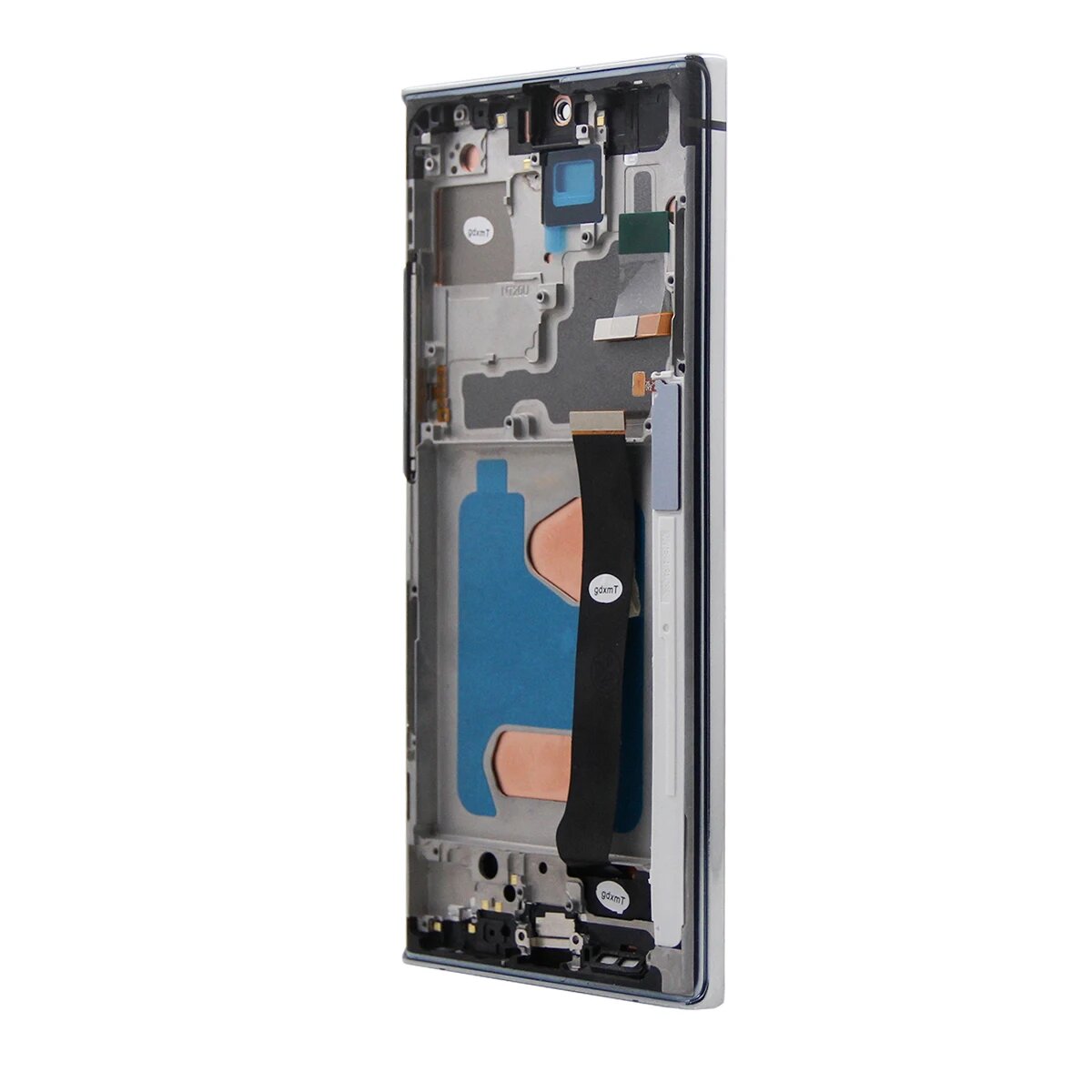 100% протестированный дисплей note 20 ultra с рамкой, ЖК-дисплей для Samsung Galaxy Note 20 Ultra 5G N986B N985, дигитайзер сенсорного экрана в сборе Silver with Frame