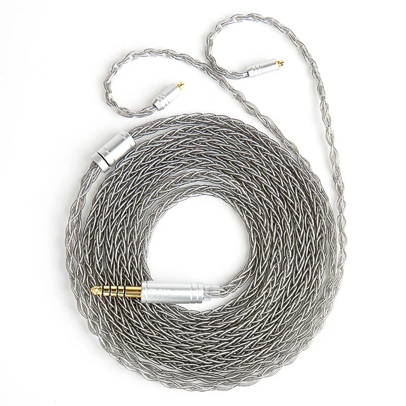 KBEAR ST12 Plus 8-ядерный серебряный кабель для наушников KZ EDX PRO