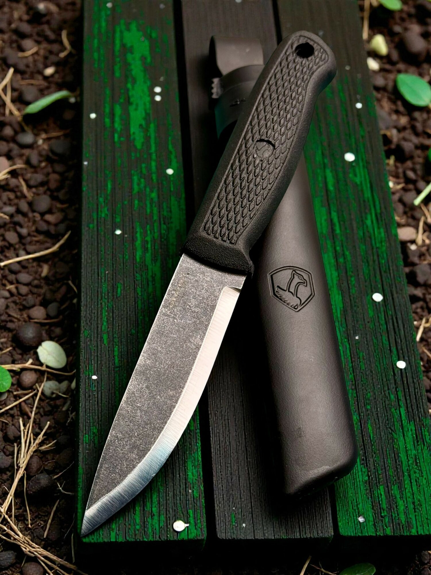 Нож Condor CTK394541 Terrasaur, Black Handle — фото 1
