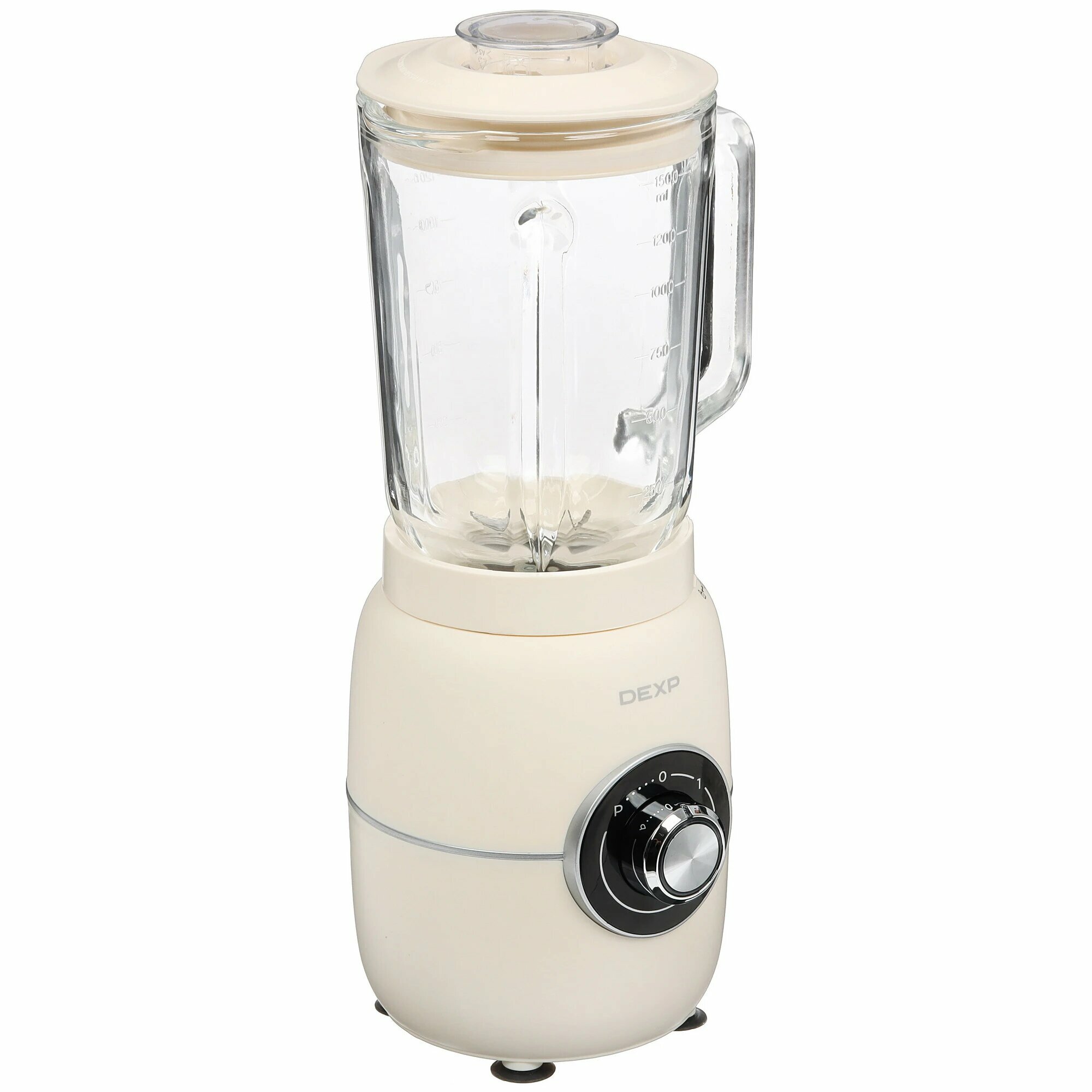 Блендер стационарный DEXP "DSB-1000", мощность 1000Вт, стекло, бежевый