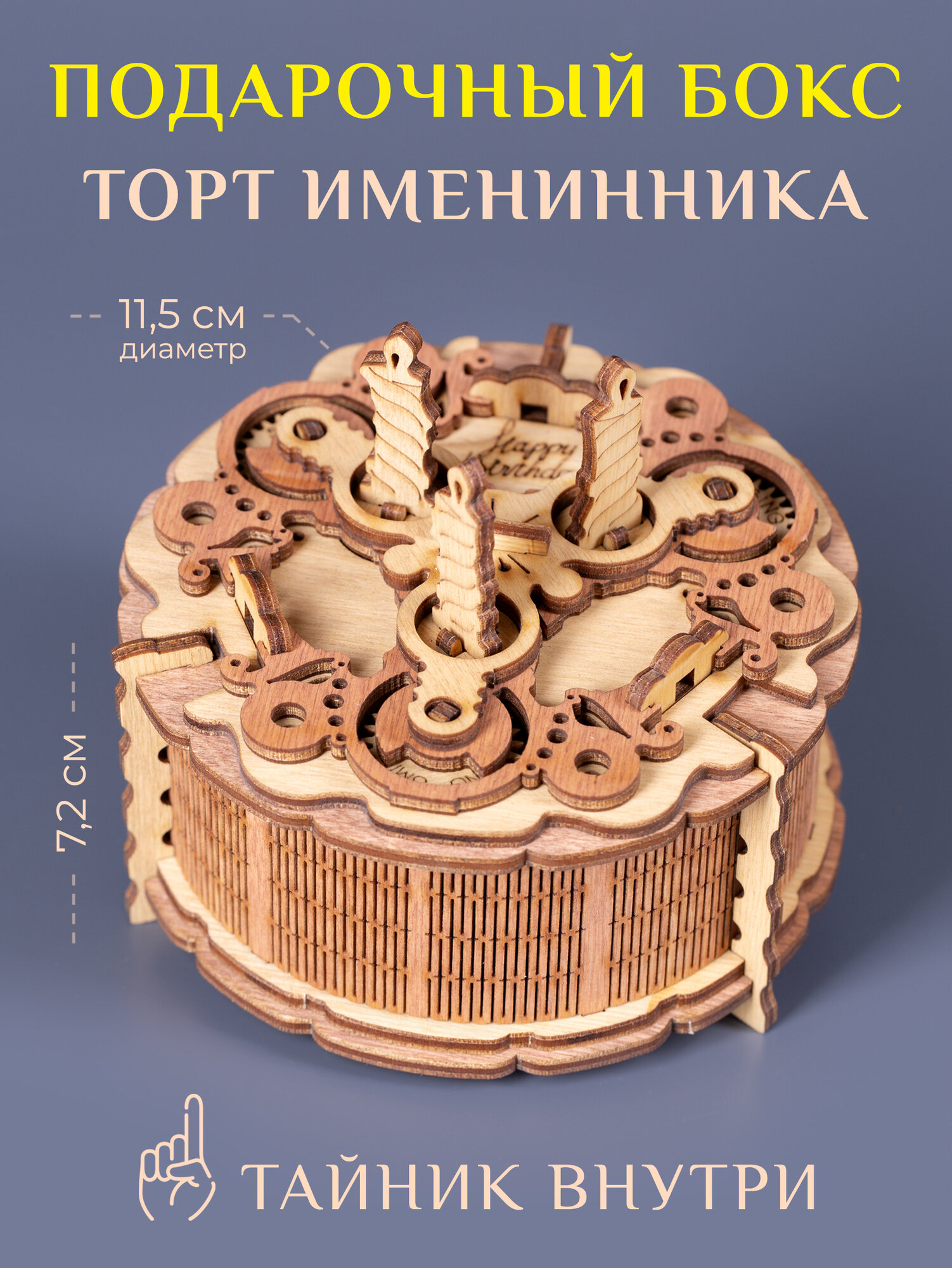 Подарочный бокс Торт именинника