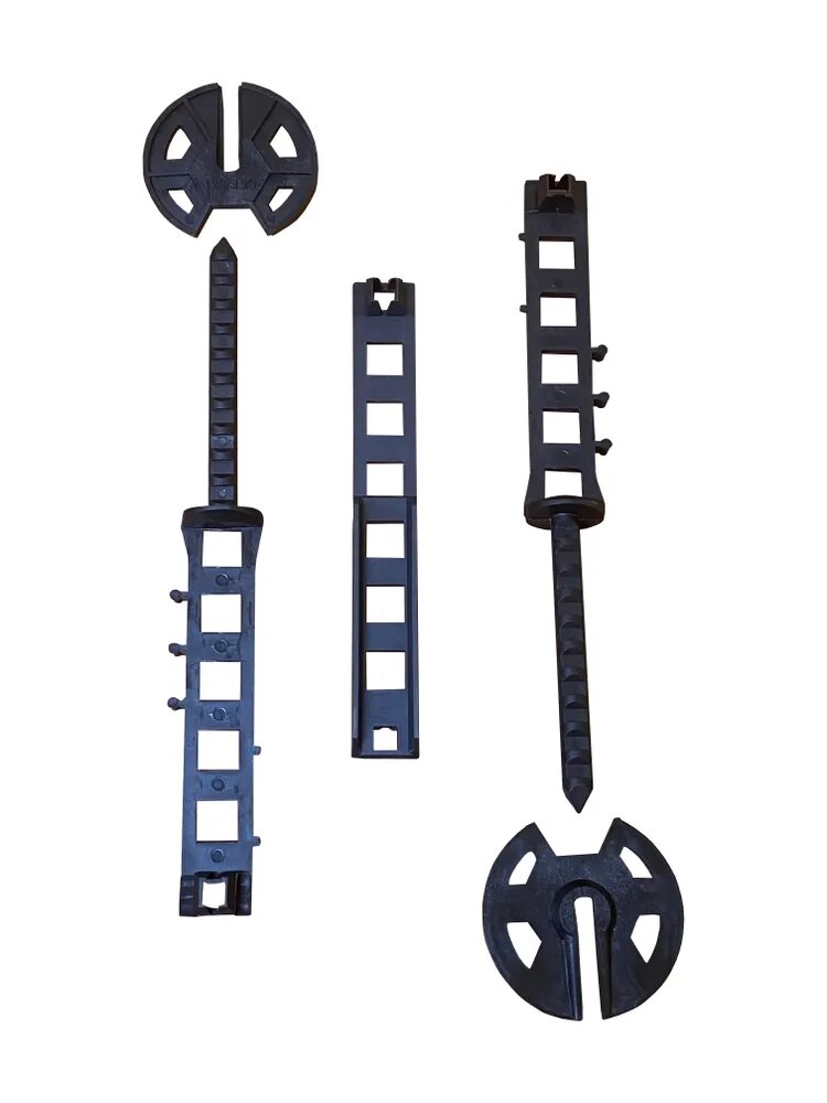 Стяжка для опалубки, ширина фундамента 150-400 мм, с шагом 25мм, комплект 100 штук (50 пар), без фиксаторов арматуры