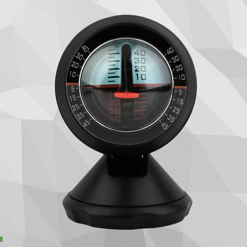 Индикатор наклона автомобиля, градиентный угол, измеритель наклона, инклинометр, инструмент для измерения уровня (черный)