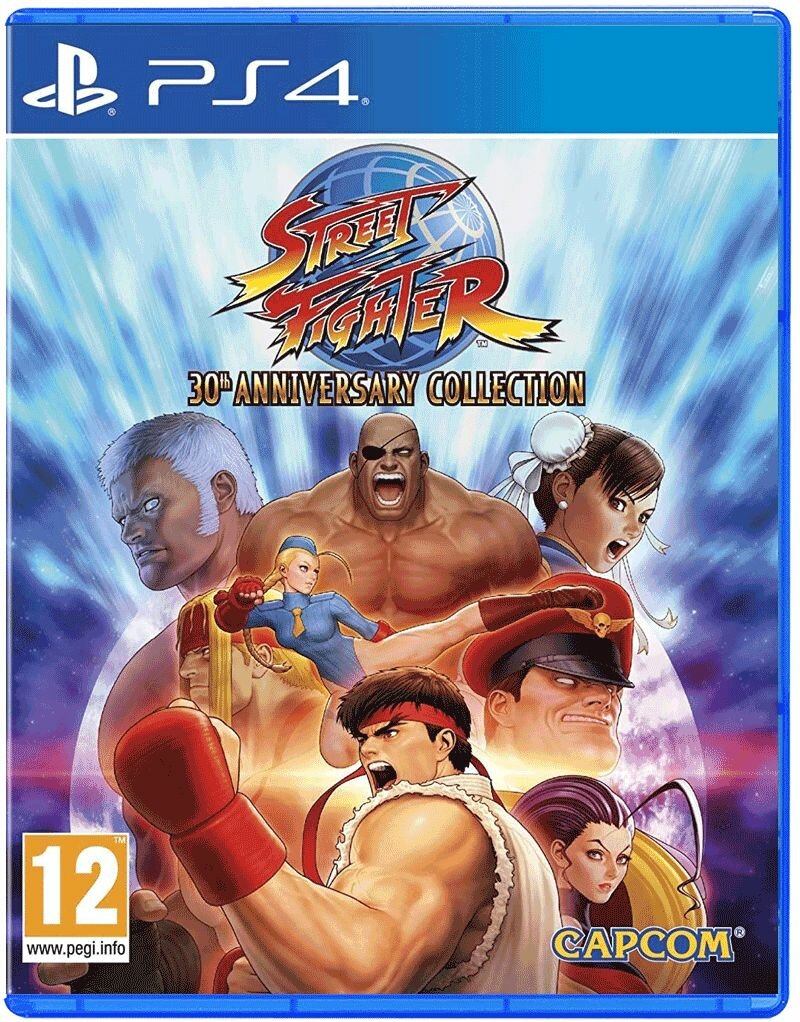 Street Fighter 30th Anniversary Collection , для PlayStation 4 /5 , Blu-ray , Английская версия