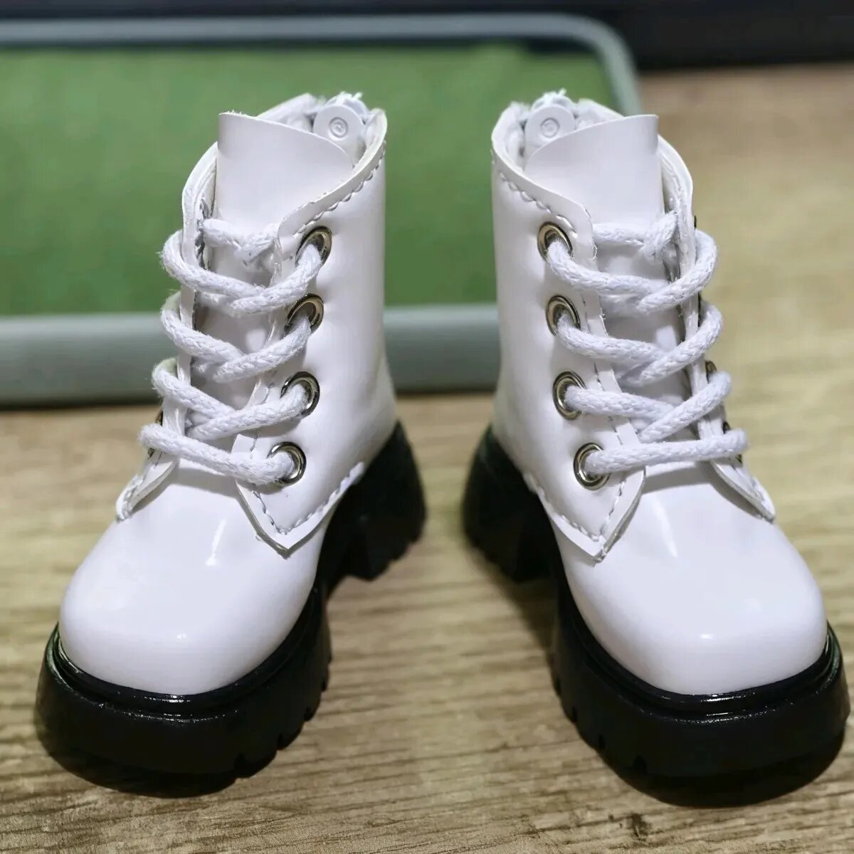 Белые ботинки для кукол BJD 1/4