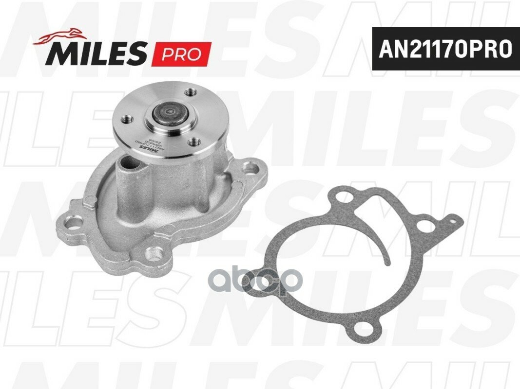 Насос водяной NISSAN MICRA/NOTE/TIIDA/RENAULT MEGANE 1.4/1.6 05- PRO AN21170PRO Miles арт. AN21170PRO