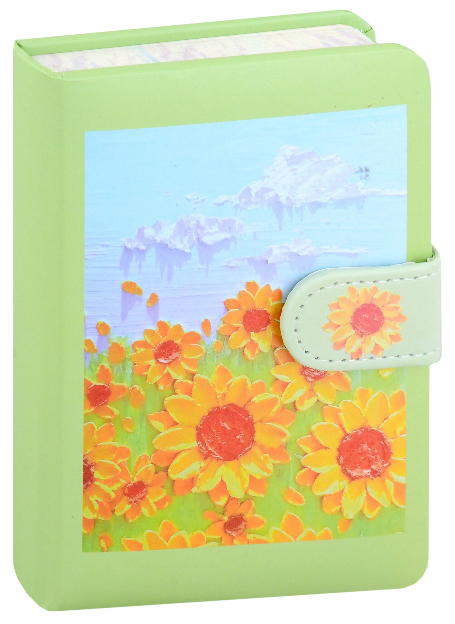 Записная книжка А6 96л "Pastel art" с магнитной застежкой