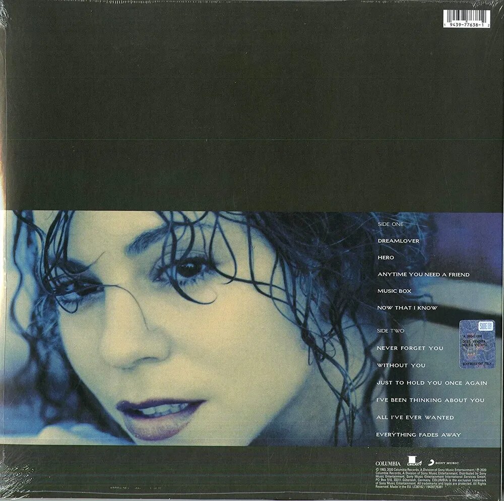 Mariah Carey - Music Box (LP, Remastered, Black Vinyl) Виниловая пластинка
