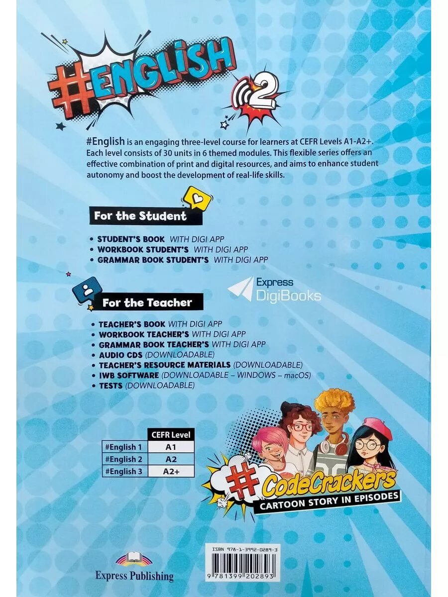 #English 2 Workbook with Digibook | Express Publishing — книга на английском языке — фото 1