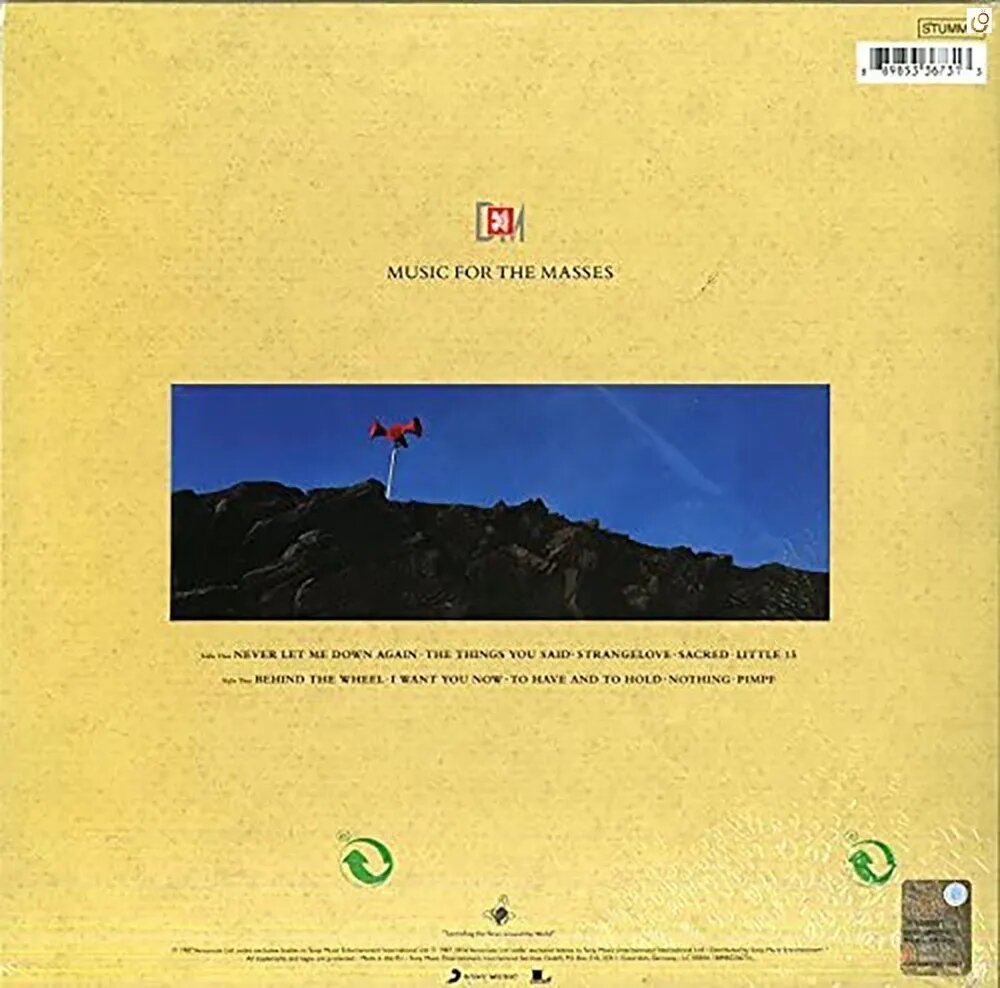 Виниловая пластинка Depeche Mode - Music For The Masses - 1LP - Импортное издание (Европейский Союз) — фото 1