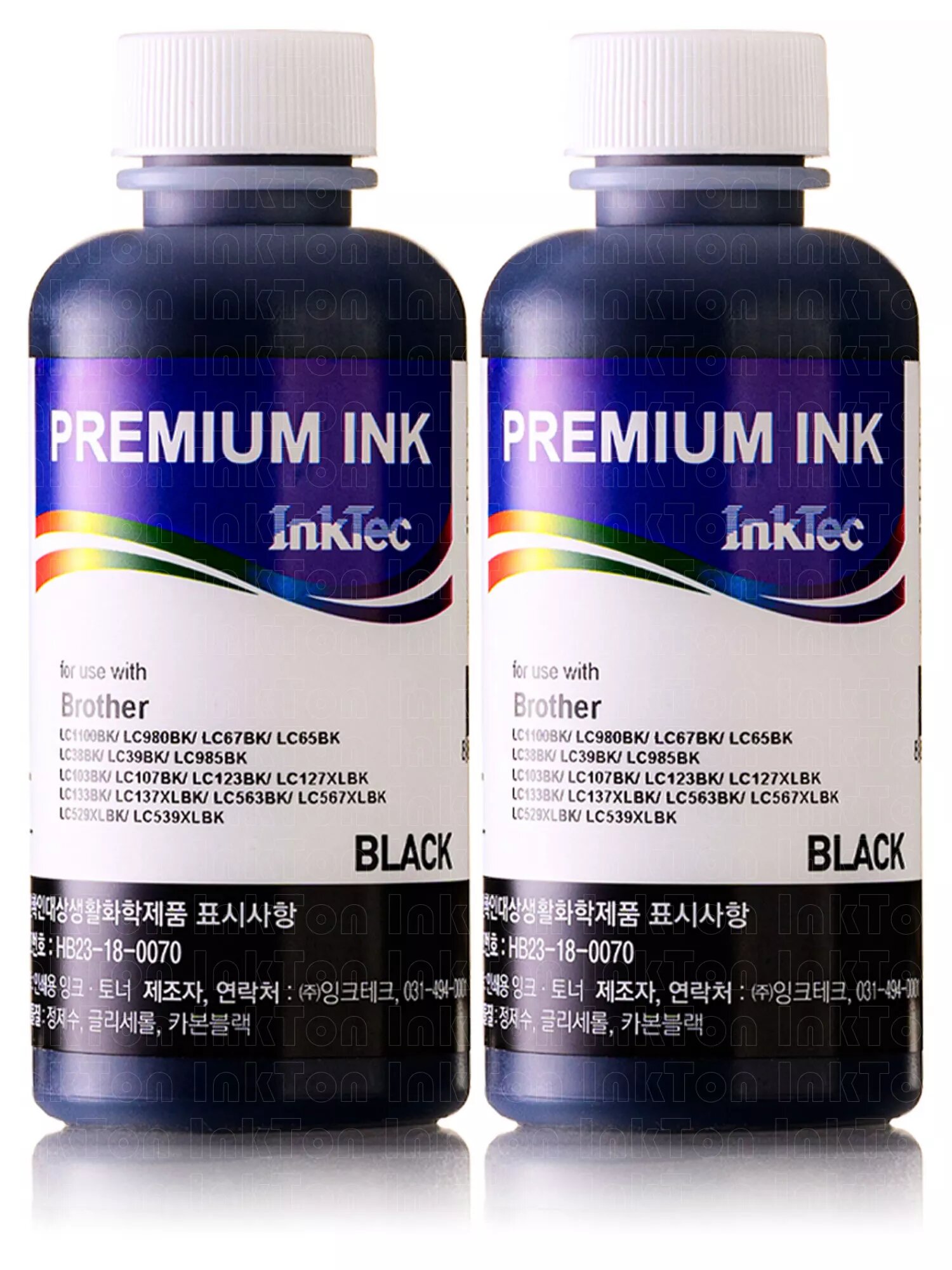 Чернила для Brother DCP-T220, DCP-T225, DCP-T420W, DCP-T425W, DCP-T520W, BTD60BK, 200 мл, черные