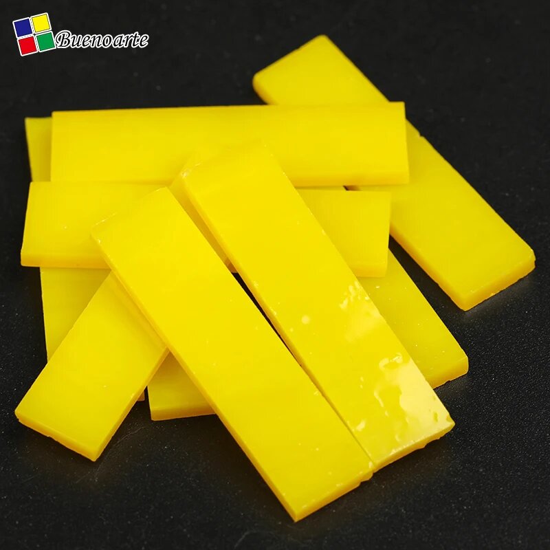 Витражное стекло для мозаики Буеноде Желтый, SF50