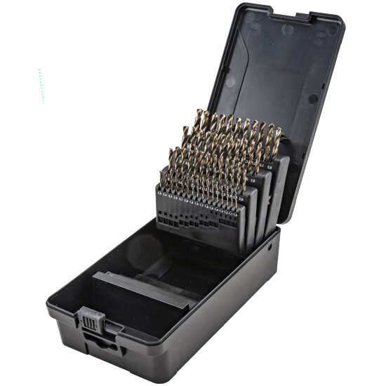 Inforce Набор сверл по металлу HSS-Co (51 шт, 1-6 мм) 11-01-328