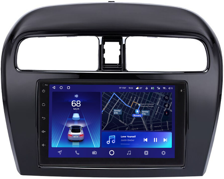 Штатная магнитола Mitsubishi Mirage 6 2012-2026 Teyes CC2 PLUS 4/64 7" RP-11-129-1-365 Android 10 (4G-SIM, DSP)