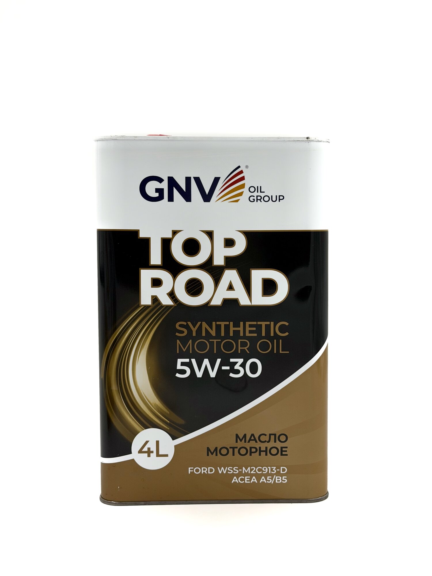 Масло моторное GNV Top Road 5W-30, 4 литра, синтетическое, для авто