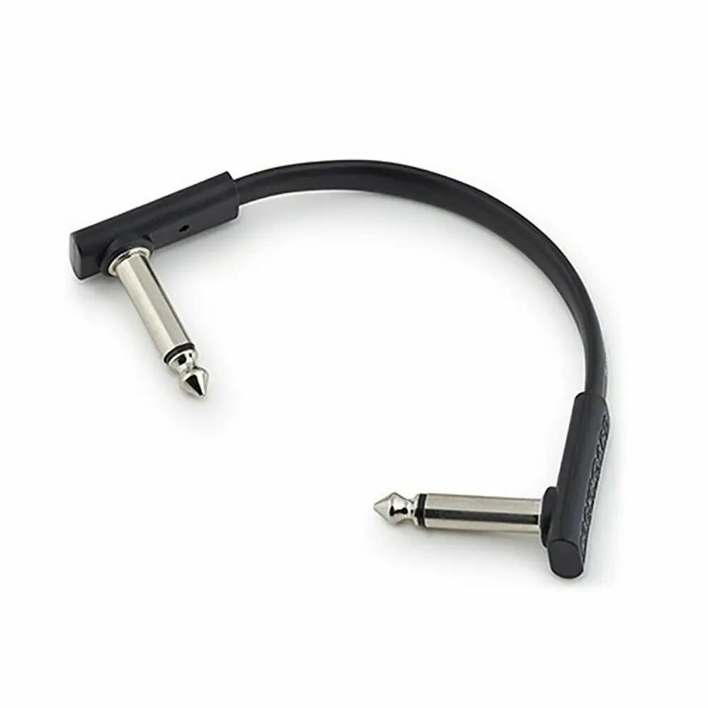 Инструментальный патч-кабель Rockboard RBO CAB PC F 20 BLK Jack 6.3 (M) Jack 6.3 (M), 0.2 м