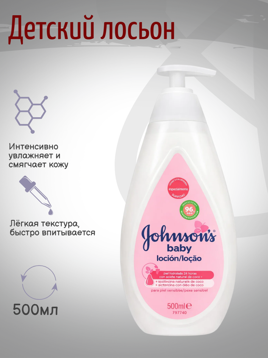 Johnson’s Baby Лосьон для тела, для чувствительной кожи 500 мл