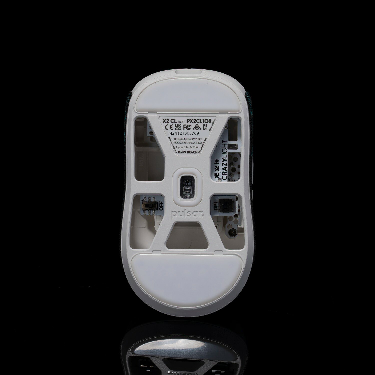 Беспроводные накладки для мыши Pulsar X2-CrazyLight, гладкие и износостойкие, новинка MINI TBTL-V2 X2-CrazyLight,